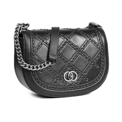 2018 fashion designed original manufacturer top layer leather lady chain bag