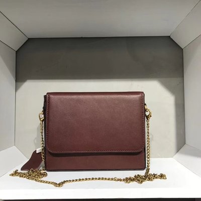 2018 hot sale vitage designed  first grain cow  leather lady chain small shoulder bag