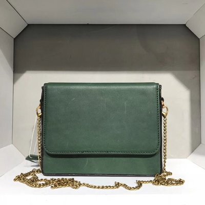 2018 hot sale vitage designed  first grain cow  leather lady chain small shoulder bag