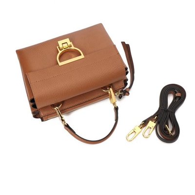 2018 hot sale original manufacturer top layer leather lady shoulder bag