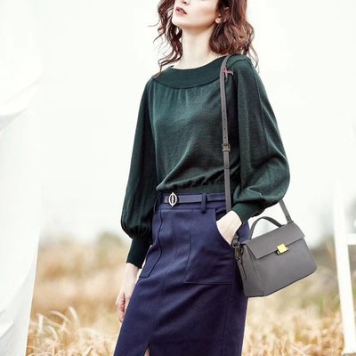 2018 hot sale fashion designed original manufacturer lady leather shoulder bag
