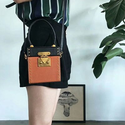 2018 hot sale vitage designed original manufacturer leather lady box bag