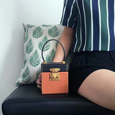 2018 hot sale vitage designed original manufacturer leather lady box bag