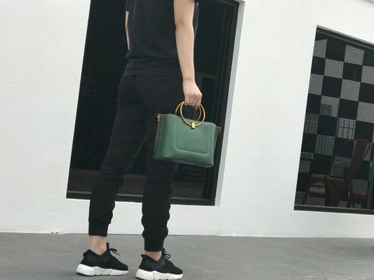 2018 hot sale trendy designed original manufacturer leather lady casule handbag