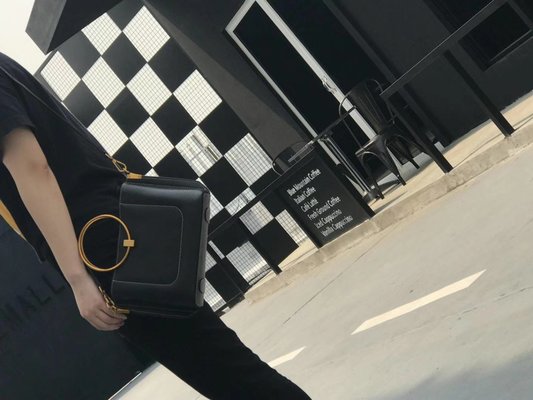 2018 hot sale trendy designed original manufacturer leather lady casule handbag