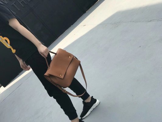 2018 trendy designed original manufacturer high quality soft leather lady  handbag