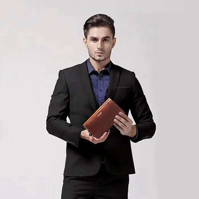 hot sale fashion designed original manufacturer leather clutch