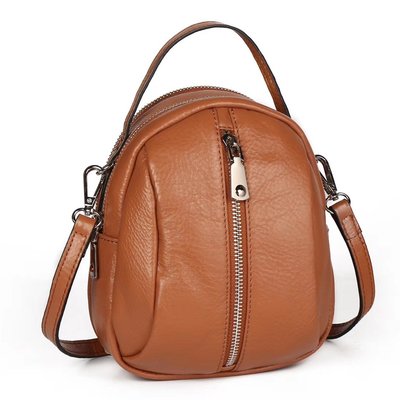 2018 hot sale original manufacturer lady leather casual backpack