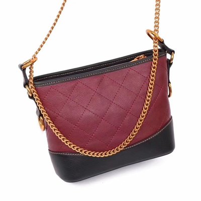 2018 newest design original manufacturer lady chain leather shoulder bag