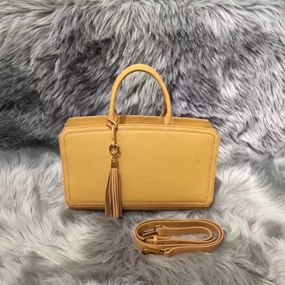 2018 newest design original manufacturer lady tassel leather handbag