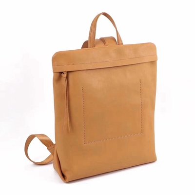 2018 newest design original manufacturer lady leather casual backpack
