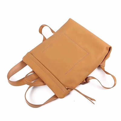 2018 newest design original manufacturer lady leather casual backpack