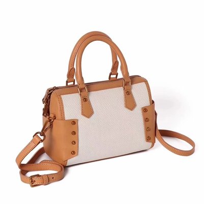 2019 newest design original manufacturer lady first grain leather handbag