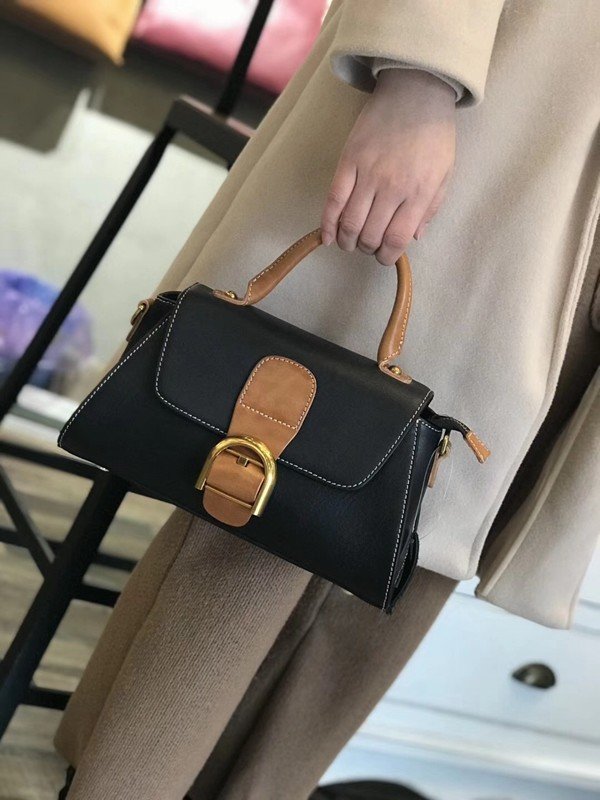 2018 vitage designed original manufacturer top layer leather lady handbag