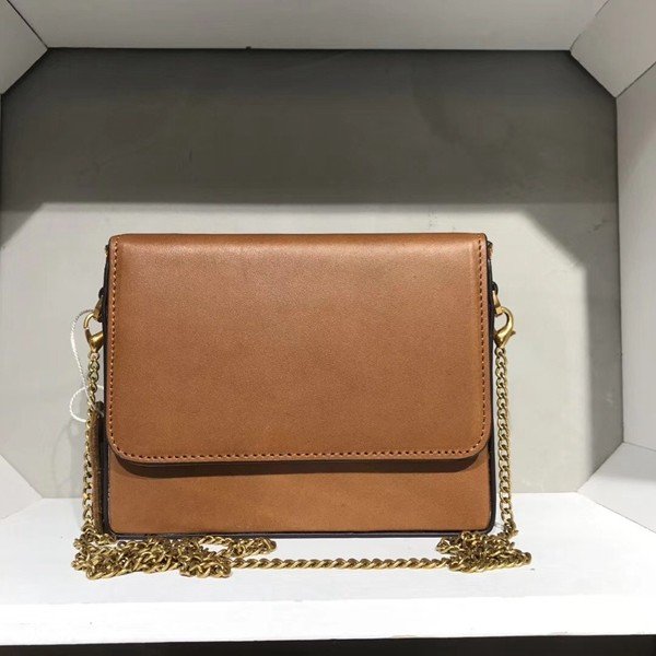 2018 hot sale vitage designed  first grain cow  leather lady chain small shoulder bag