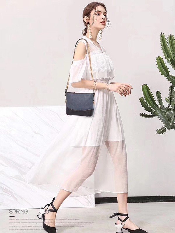 2018 newest design original manufacturer lady chain leather shoulder bag