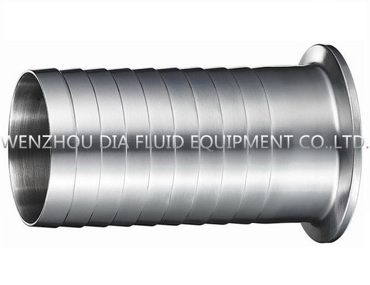 Tp304 Tp316L Sanitary Clamp Fittings 14WPHR / 14WHP Hose Adapter