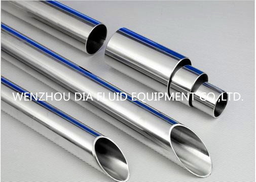 400G / 180G Outside And Inside Mirror Polished Stainless Steel Tube 2mm ASTM A270