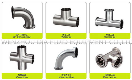 ASTM A403 Wp304 Seamless Stainless Steel Sanitary Fittings for Food Industry