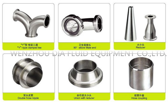 ASTM A403 Wp304 Seamless Stainless Steel Sanitary Fittings for Food Industry