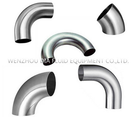 1/2"-10" Stainless Steel Sanitary Fittings Food Grade Polished In Outside And Inside