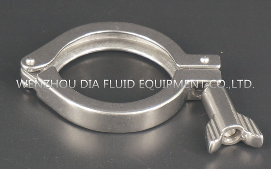 13MHH DN10 - DN300 SS304 Stainless Steel Sanitary Fittings Heavy Duty Clamp