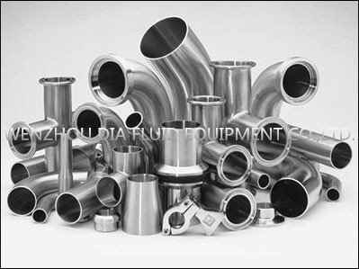 1/2 Inch - 8 Inch Stainless Steel Pipe Fittings Sanitary Elbow , Bend , Tee , Reducer
