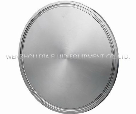 AISI304 / AISI316L 3A 16AMP SS Solid End Cap / Blank With  5mm , 6.3mm Thickness