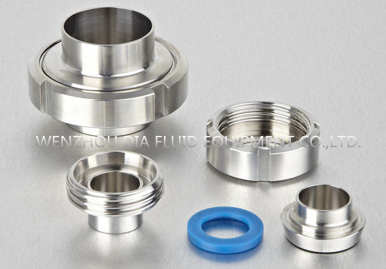 1.50mm - 2.0mm SS Pipe Union For beer Industry , Stainless Steel Pipe Fittings