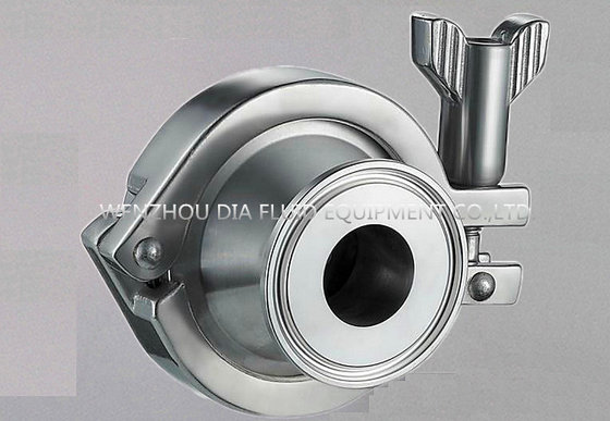 1 - 4 Inch Welded Quick Installed Sanitary Check Valve With 13MHH Clamp