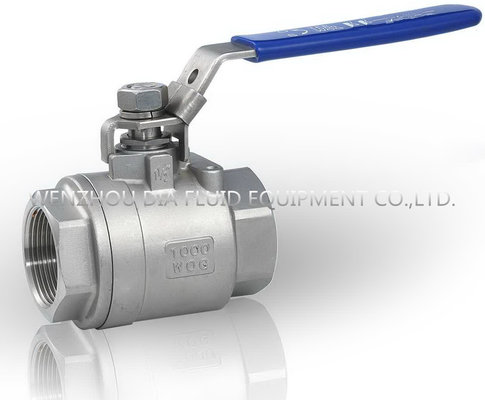 ANSI B1.20.1 BS21 DIN2999 1/4”- 4 Inch Industrial Ball Valves , Floating Ball Valve