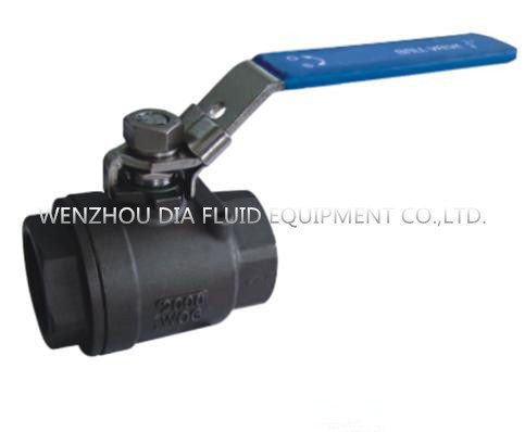 PN138 Full Port 2000WOG Acid Industrial Ball Valves / API 598 2PC SS Ball Valve
