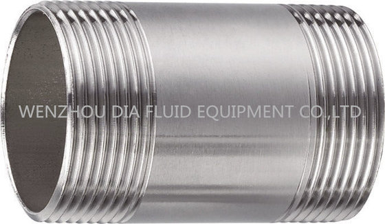 1/8” - 4” 150lb Stainless Steel Pipe Fittings Barrel Nipple SS 304 / 316 Couplings