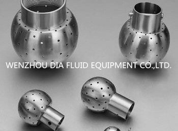 304 304L 316 316L Welded & Clamped Sanitary Spray Ball For Tank Cleaning