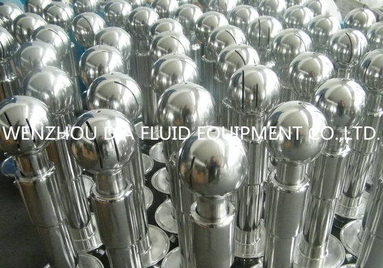 Tri - Clamp Fixed Sanitary Spray Ball / HL Surface Industrial SS Spray Ball