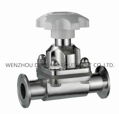Low Pressure 3A SS Sanitary Diaphragm Valve 1" - 3" Rubber Lined DN15 - DN150