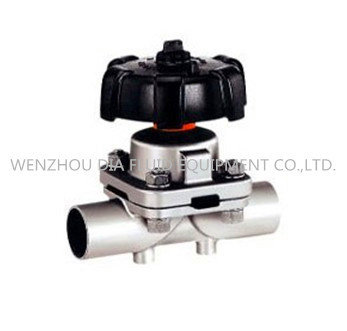 GEMU Welded Manual Hygienic Sanitary Diaphragm Valve DIN SMS 3A ISO