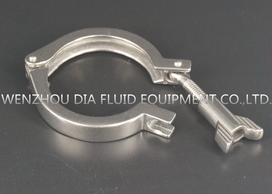 13MHH DN10 - DN300 SS304 Stainless Steel Sanitary Fittings Heavy Duty Clamp