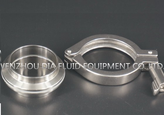 13MHH DN10 - DN300 SS304 Stainless Steel Sanitary Fittings Heavy Duty Clamp