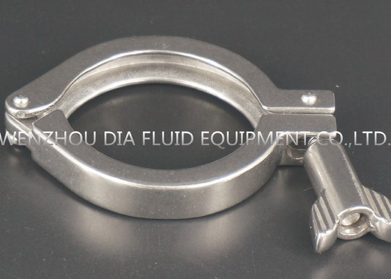 13MHH DN10 - DN300 SS304 Stainless Steel Sanitary Fittings Heavy Duty Clamp