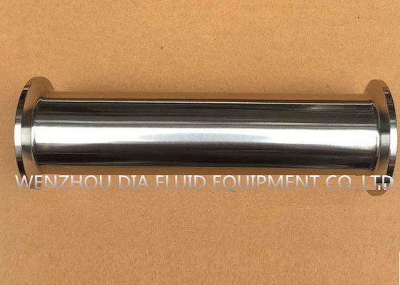 6" - 36" Mirror Polishing Sanitary Clamp Fittings Stainless Steel Ferrule / Pipe / Spool