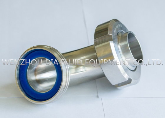 Sanitary SS316L Stainless Steel Bends Elbows Thread End With SMS Union