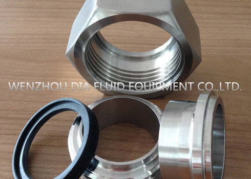 1 - 4 Inch SS316L Stainless Steel RJT Hexagonal Union Made By CNC Michine
