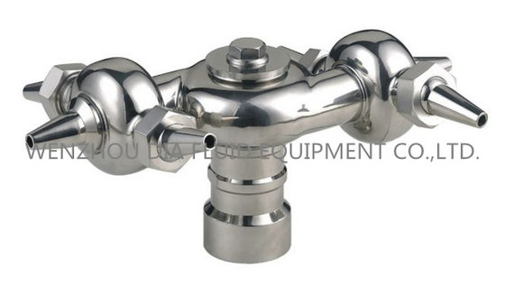T304 T316L Circulation Threaded Sanitary Spary Ball For Vessels 3A TUV CE