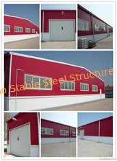 China Quick installation steel structure workshop for painting shop in Thailand supplier