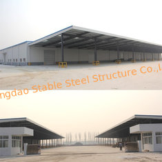 China Hot Sale Cheap Metal Storage Sheds of Steel Structure with large span supplier