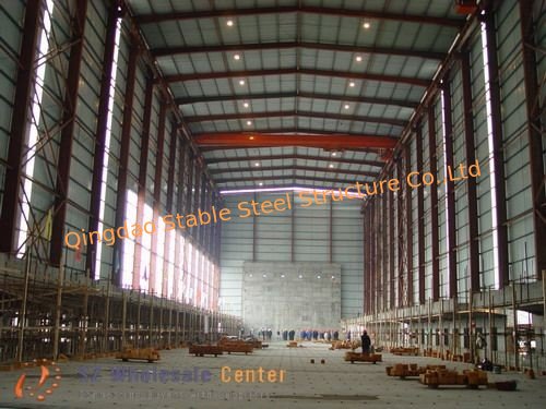 Q345B large span anti-rust steel structure painting factory supplier