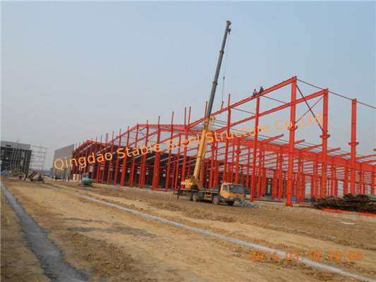 long large span with big canopy Storage warehouse supplier