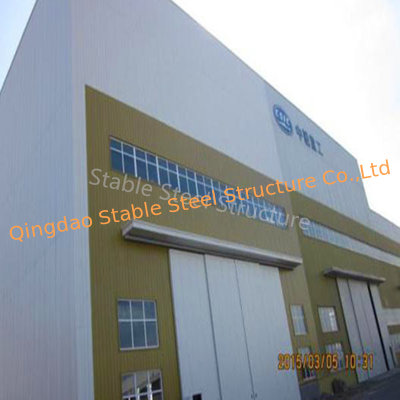 Light Large-Span Steel Structural Buildings for Workshop, Warehouse supplier