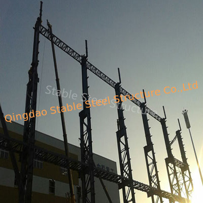 Light Large-Span Steel Structural Buildings for Workshop, Warehouse supplier